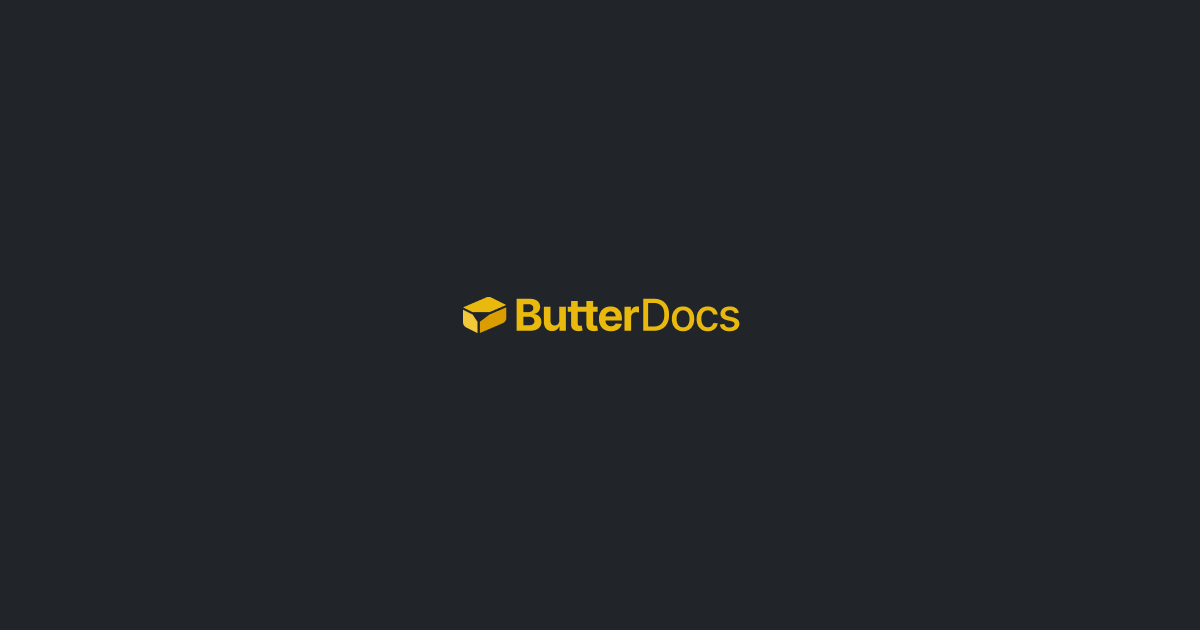 ButterDocs